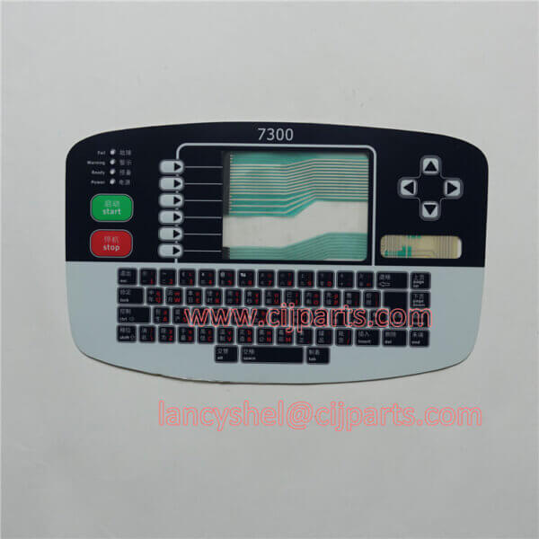 Linx 7300 Membrane Keyboard - Hongxin Machinery Co.,Ltd